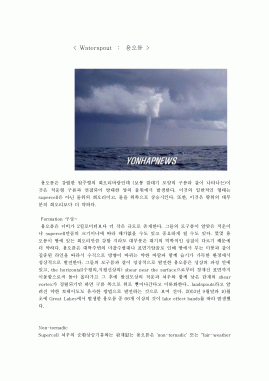 [자연과학]Waterspout    용오름-1페이지