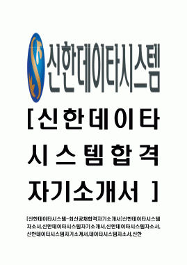 [신한데이타시스템-최신공채합격자기소개서] 신한데이타시스템자소서,신한데이타시스템자기소개서,신한데이타시스템자소서,신한데이터시스템자기소개서,데이타시스템자소서,신한-1페이지