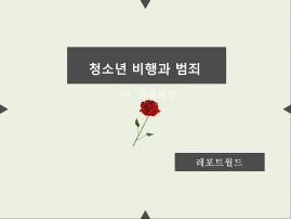  청소년 비행과 범죄-1페이지