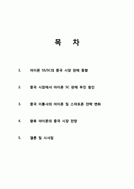 아이폰5S, 5C로 본 중국 스마트폰 시장-1페이지