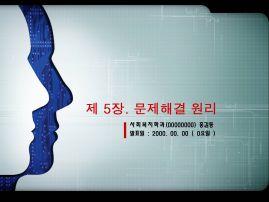  청소년지도방법론-문제해결원리-1페이지