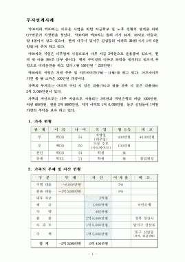 [계명대 금융자산관리론] 부모님 재무설계-1페이지