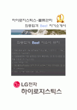 하이로지스틱스 합격자소서[물류관리 합격자] 하이로지스틱스 자기소개서,하이로지스틱스 자소서,하이로지스틱스 채용정보, 하이로지스틱스-1페이지