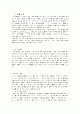 인간 심리의 이해 -기억모형-1페이지