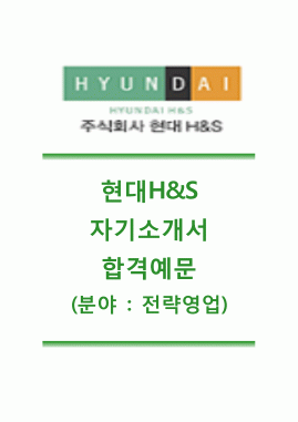 [현대H&S자기소개서] 현대H&S자소서_현대H&S합격자기소개서_현대H&S합격자소서_현재H&S면접질문기출문제_현대HNS자기소개서_현대그룹자기소개서+면접족보-1페이지