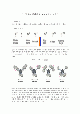 유기화학 - IR (적외선 분광법 ); Acetanilide, 카페인-1페이지