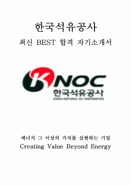  한국석유공사 KNOC 재무 회계 세무 최신 BEST 합격 자기소개서!!!!-1페이지