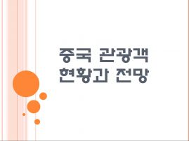 [중국인관광객]중국 관광객 현황과 향후 전망 - 중국 관광법으로 인한 영향 PPT자료 - 항공사들의 노선 축소, 중국 관광객 감소, 여행업계의 수익저하-1페이지