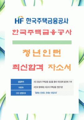 [한국주택금융공사-청년인턴-합격자] 한국주택금융공사 자기소개서,한국주택금융공사 자소서,한국주택금융공사 채용정보-1페이지