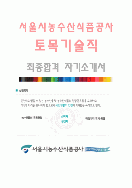 서울시농수산식품공사(토목기술직-최종합격자) 서울시농수산식품공사 자기소개서,서울시농수산식품공사,서울시농수산식품공사 채용정보-1페이지