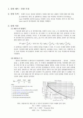 기초공학 실험 - 유량측정 보고서-1페이지