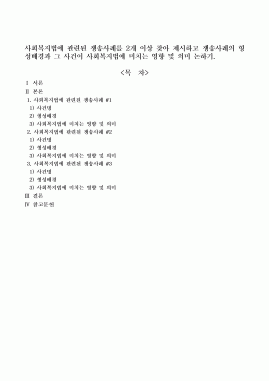 사회복지법에 관련된 쟁송사례를 2개 이상 찾아 제시하고 쟁송사례의 형성배경과 그 사건이 사회복지법에 미치는 영향 및 의미 논하기.-1페이지