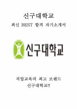 신구대학교 일반직 행정 최신 BEST 합격 자기소개서!!!!-1페이지