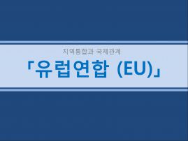 유럽연합 (EU),유럽연합 소개, 역사, 구조와 기구, 정책, 의의, 한계-1페이지