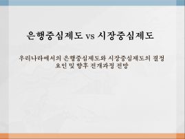 은행중심_vs_시장중심,금융중심,브랜드마케팅,서비스마케팅,글로벌경영,사례분석,swot,stp,4p-1페이지