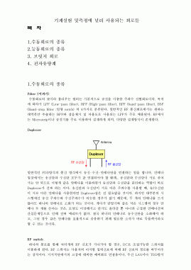 기계실험 및 측정에 널리 사용되는 회로들-1페이지