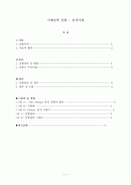 기계공학 실험 - 충격시험-1페이지