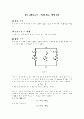 물리 실험보고서 -키르히호프의 법칙 실험-1페이지