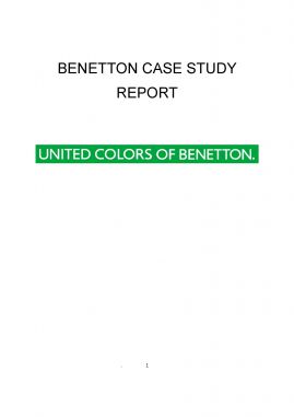 BENETTON,베네통,베네통분석,베네통전략,BENETTON분석,BENETTON전략-1페이지