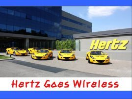 hertz,Hertz Goes Wireless,L - Commerce,Pervasive Computing,퍼베이시브,M - Commerce,Hertz 무선서비스-1페이지