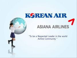 KOREAN_AIR_ASIANA,항공마케팅,대한항공,아시아나항공,마케팅,브랜드,브랜드마케팅,기업,서비스마케팅,글로벌,경영,시장,사례,swot,stp,4p-1페이지