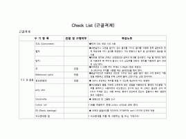 성인실습 check list (근골격계)-1페이지