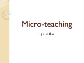 마이크로티칭 PPT-1페이지