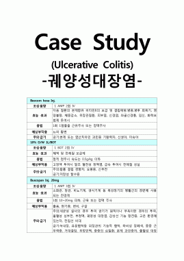 [성인간호학][Ulcerative Colitis][궤양성대장염]케이스 스터디(Case Study),문헌고찰-1페이지