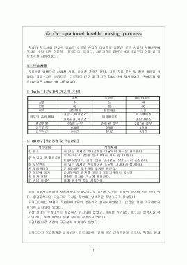 산업간호과정 (Occupational health nursing process) - 수타피자 전문점-1페이지