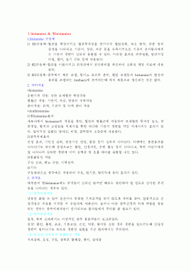 histamine & 항histamine, serotonin&항serotonin, Angiotensitn, Bradykinins, Prostaglandins-1페이지