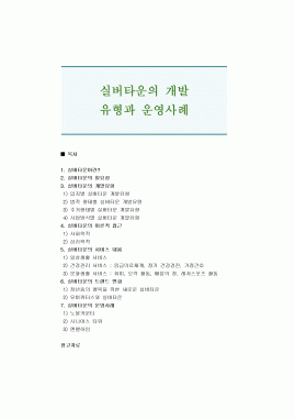 실버타운의 개발유형과 운영사례-1페이지