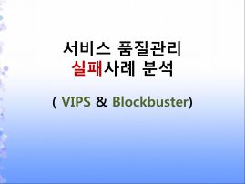 VIPS마케팅전략,VIPS실패원인,빕스마케팅전략,빕스서비스품질관리,서비스품질관리실패사례-1페이지