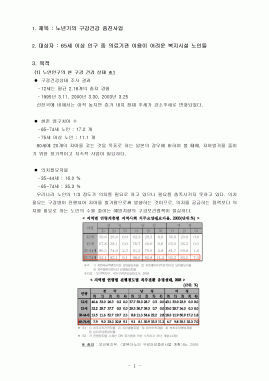 레포트-노인구강보건-1페이지