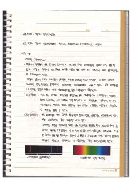 [일반화학 실험] 05- 원소의 방출 스펙트럼 : 원소의 선스펙트럼에서 원자의 전자상태의 양자화와를 배운다-1페이지