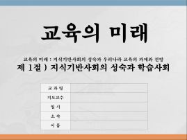 교육학개론_교육의미래-1페이지