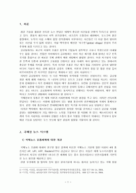 뉴스의 세계화[국제간 뉴스 시스템]-1페이지