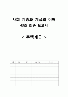 [주택 불균형] < 주택계급 > 주택 불균형 현상의 원인, 주택 가격 거품 원인, 부동산 투기 현황, 지방 주택시장 현황, 주택 불균형의 문제점과 해결방안-1페이지