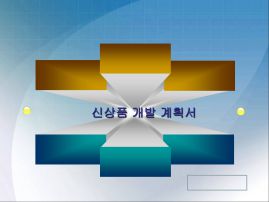 신상품개발기획서 - 시장진입, 성장전략, 고객 전략-1페이지