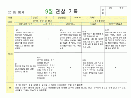 만2세영역별관찰일지9월-1페이지