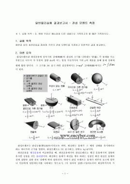 [일반물리실험] (결과보고서) 관성 모멘트 측정 : 원반과 링의 회전운동을 통하여 각각의 관성 모멘트를 측정하고 이론적인 값과 비교-1페이지