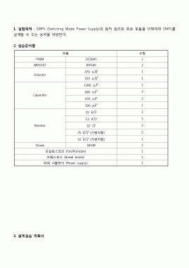 Switching Mode Power Supply(SMPS)-1페이지