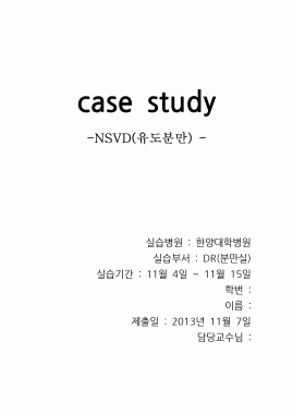 분만실 case (NSVD)-1페이지