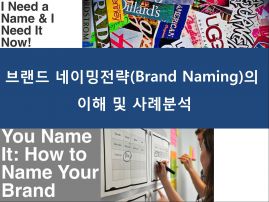 브랜드 네이밍전략(Brand Naming)의 이해 및 사례분석 ( 브랜드 네이밍전략)-1페이지