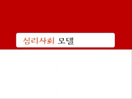 심리사회모델의 이론 분석과 실천 적용 사례 및 앞으로 나아갈 방향 제언-1페이지