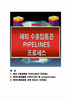 수출입통관 PIPELINES 프로세스 -1페이지