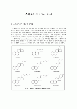 스테로이드란(정의, 명명법, 종류 등)-1페이지