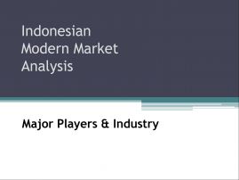 인도네시아 유통채널 분석 (Indonesia Modern Market Analsys).pptx-1페이지