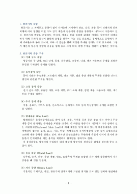 항공기중량의 종류와 무게중심-1페이지