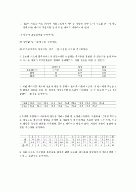 통계패키지 중간시험-1페이지