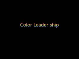 [리더쉽] 컬러리더십(Color Leader ship) 대통령리더쉽,글로벌리더,싸이,브랜드마케팅,서비스마케팅,글로벌경영,사례분석,swot.PPT자료-1페이지